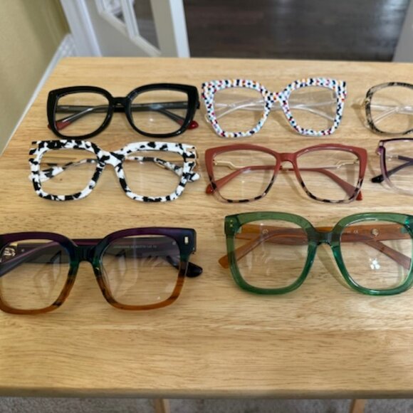 Zeelool | Accessories | 8 Pair Of Female Eye Glass Frames | Poshmark